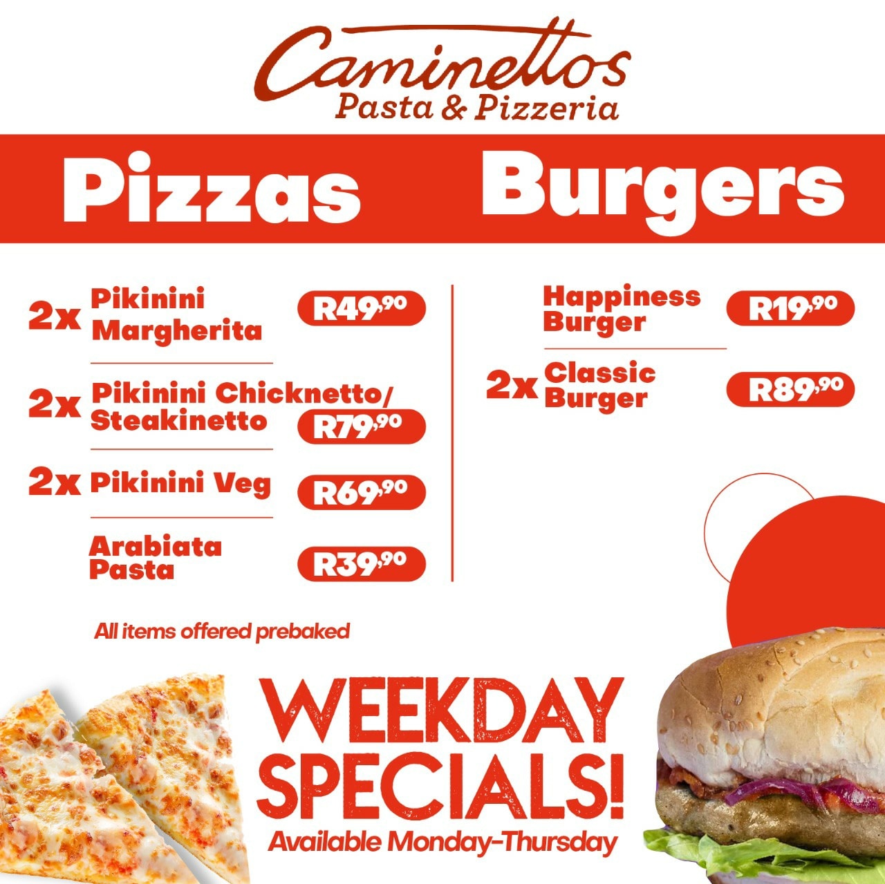 Caminettos ⋆ Specials ZA